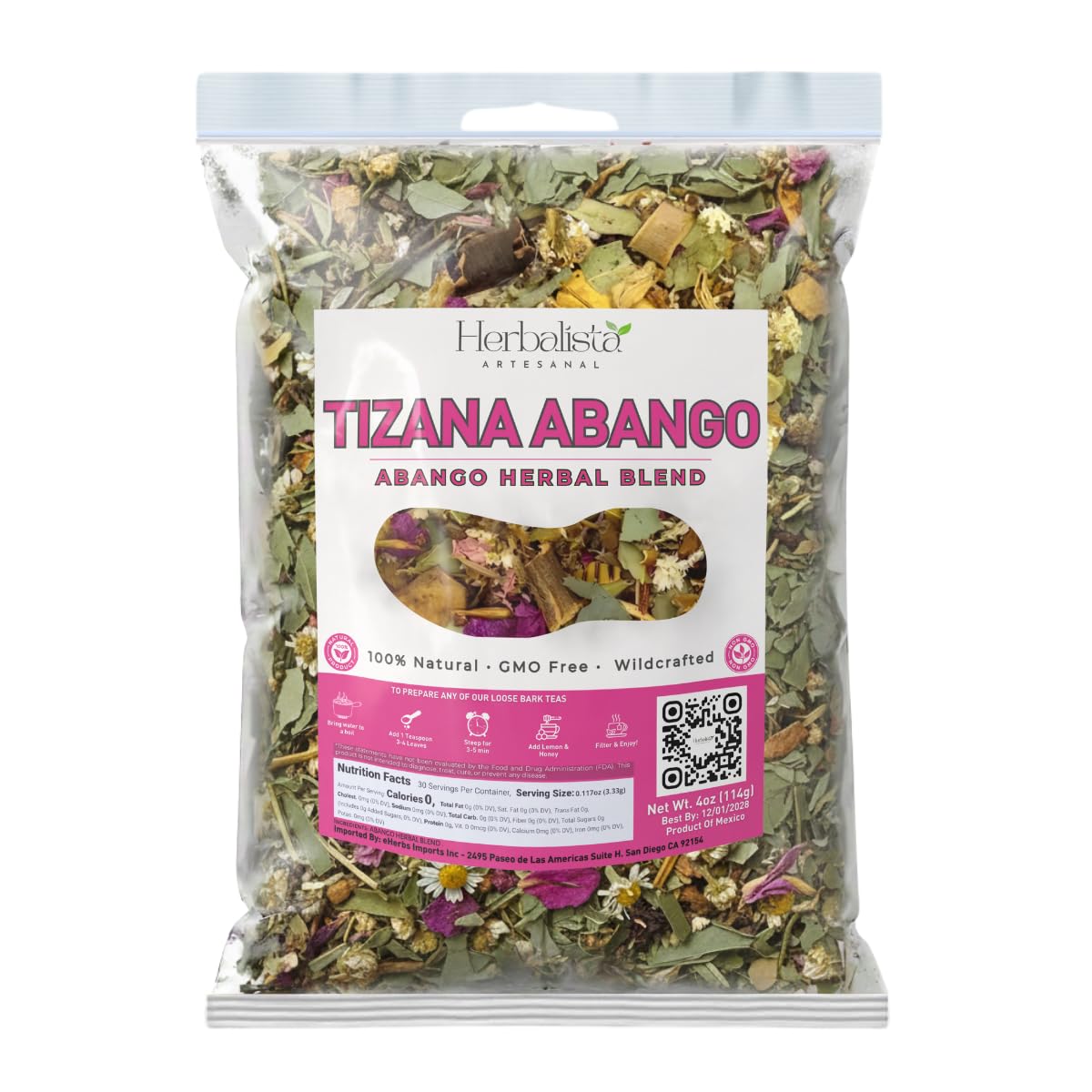 Natural herbal tea for wellness