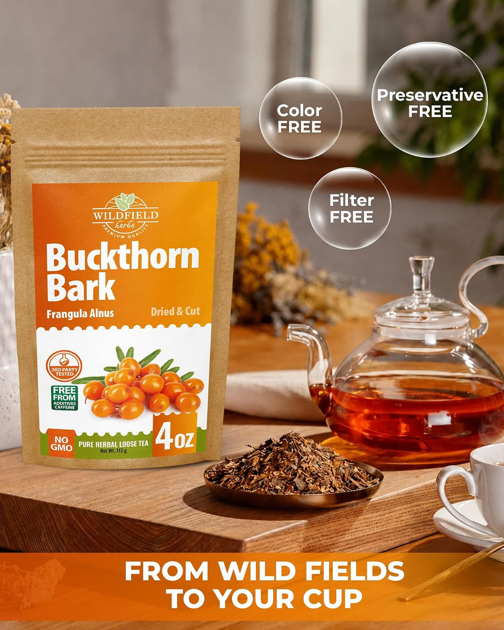 Natural herbal tea for wellness