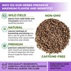 Natural herbal tea for wellness