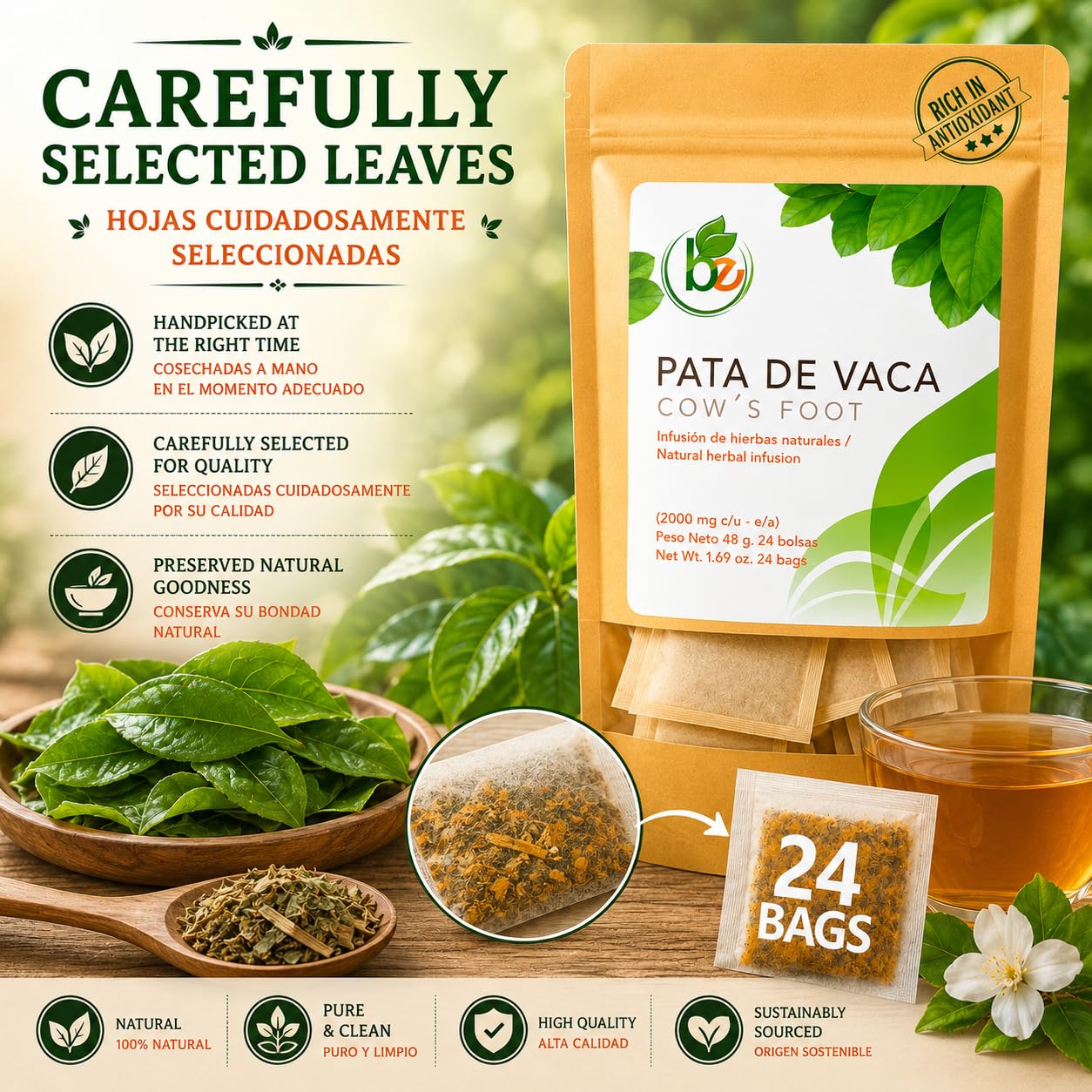 natural herbal tea for wellness
