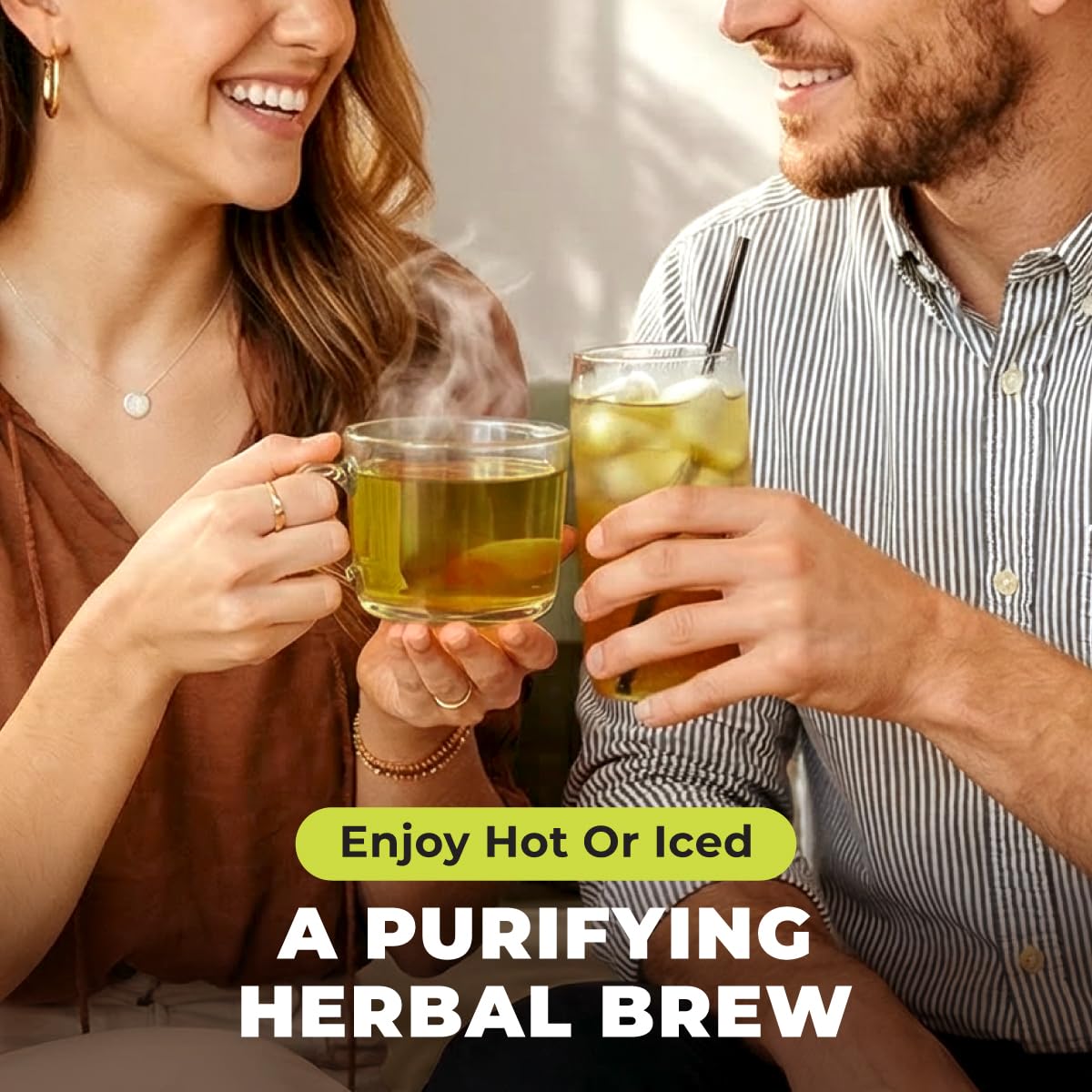 Natural herbal tea for wellness