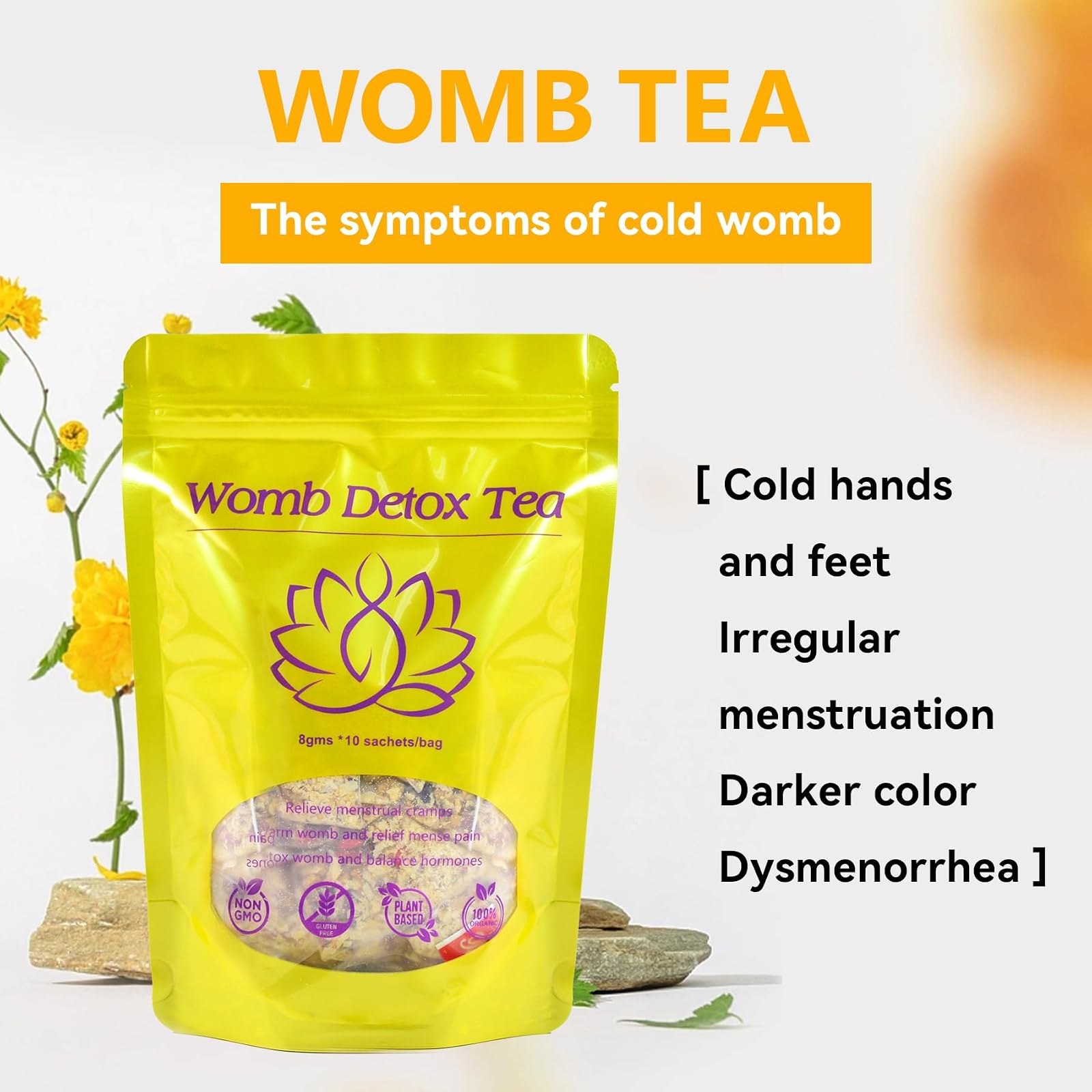 Natural herbal tea for wellness