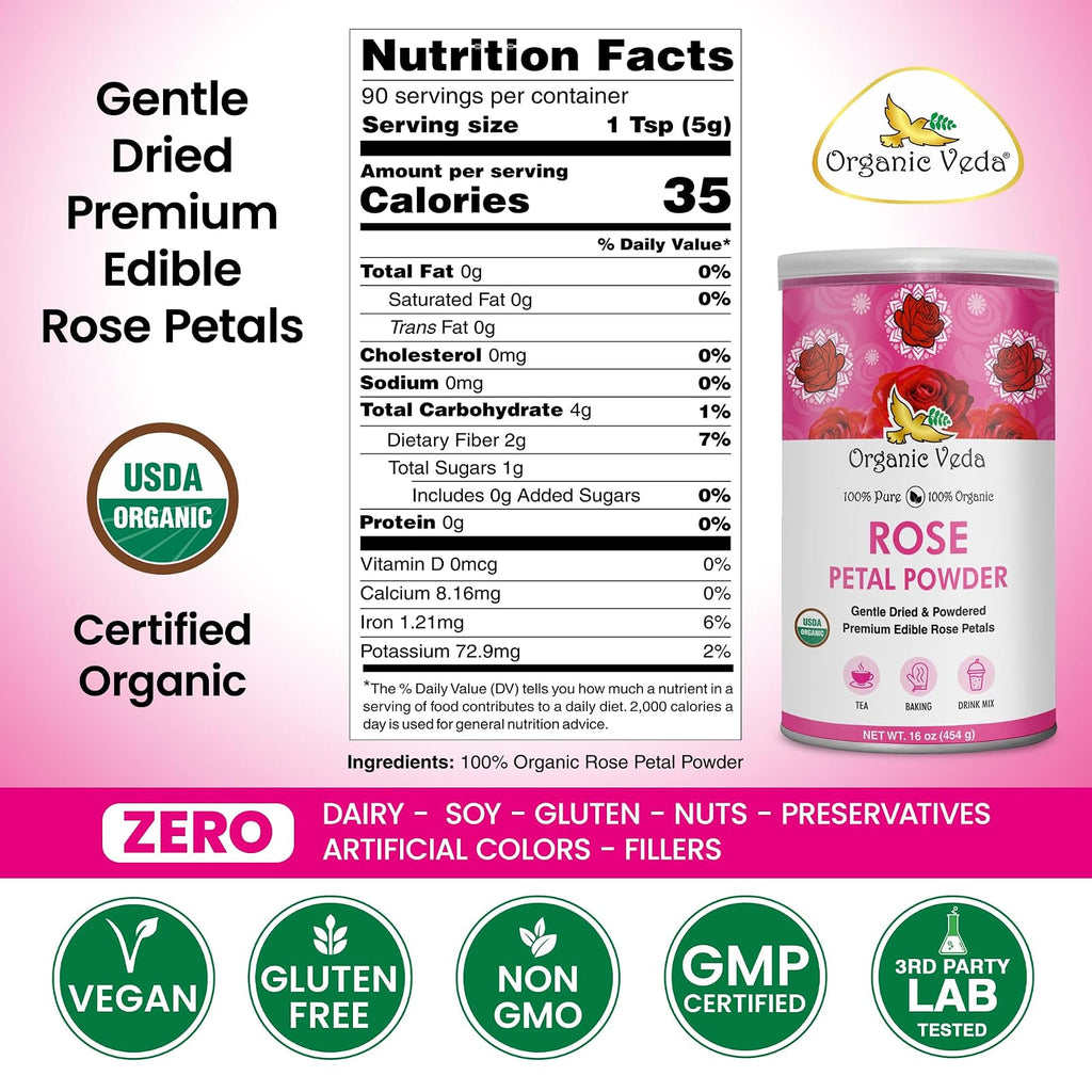 natural herbal tea ingredient rose