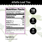 Natural herbal tea with alfalfa