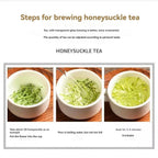 natural herbal tea with honeysuckle
