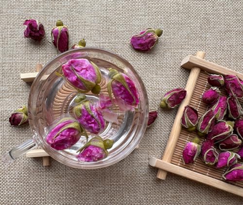 natural herbal tea with rose buds