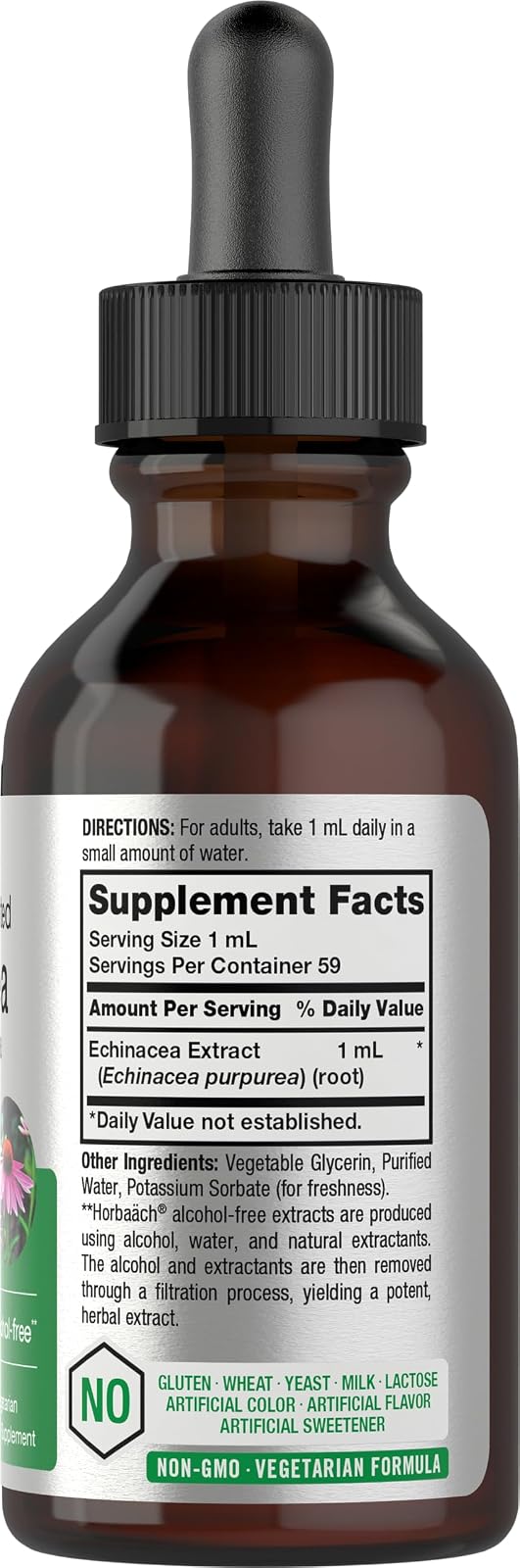 Natural herbal tincture with Echinacea