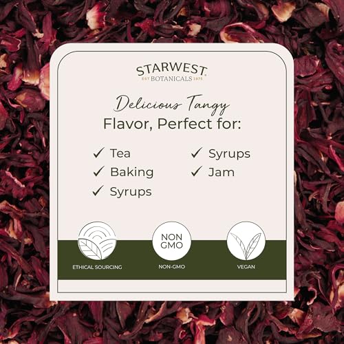 natural hibiscus flower infusion