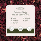 natural hibiscus flower infusion