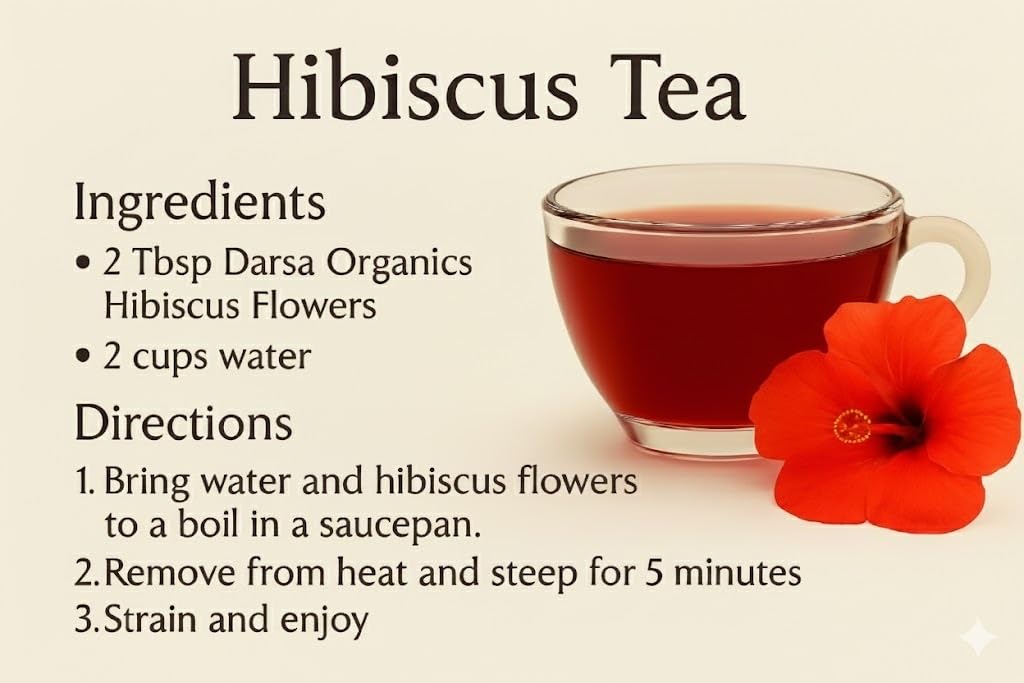 Natural hibiscus flowers for chamomile tea blends