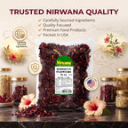 natural hibiscus flowers for herbal infusions