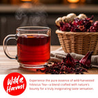 natural hibiscus flowers for refreshing drinks