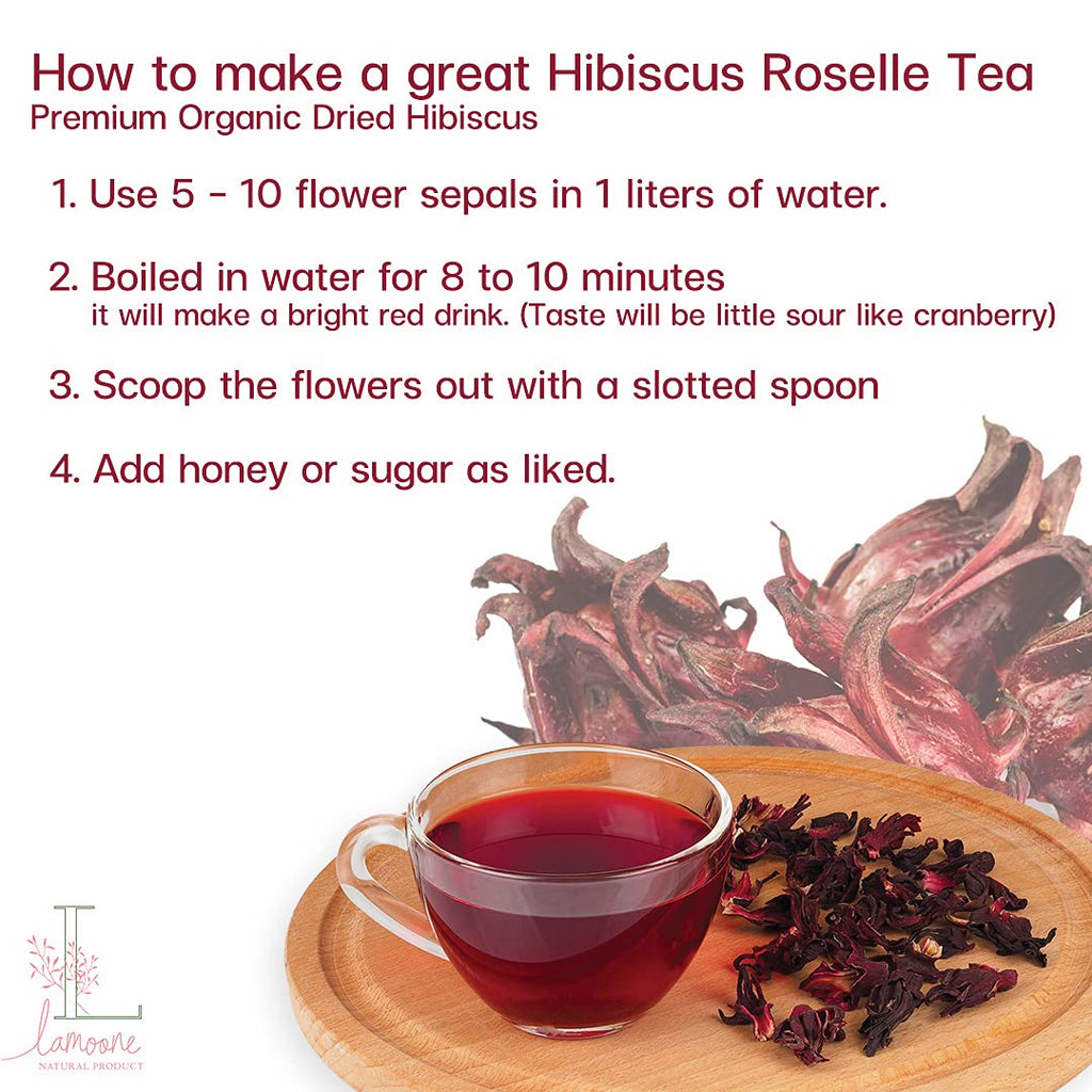 natural hibiscus flowers for tea