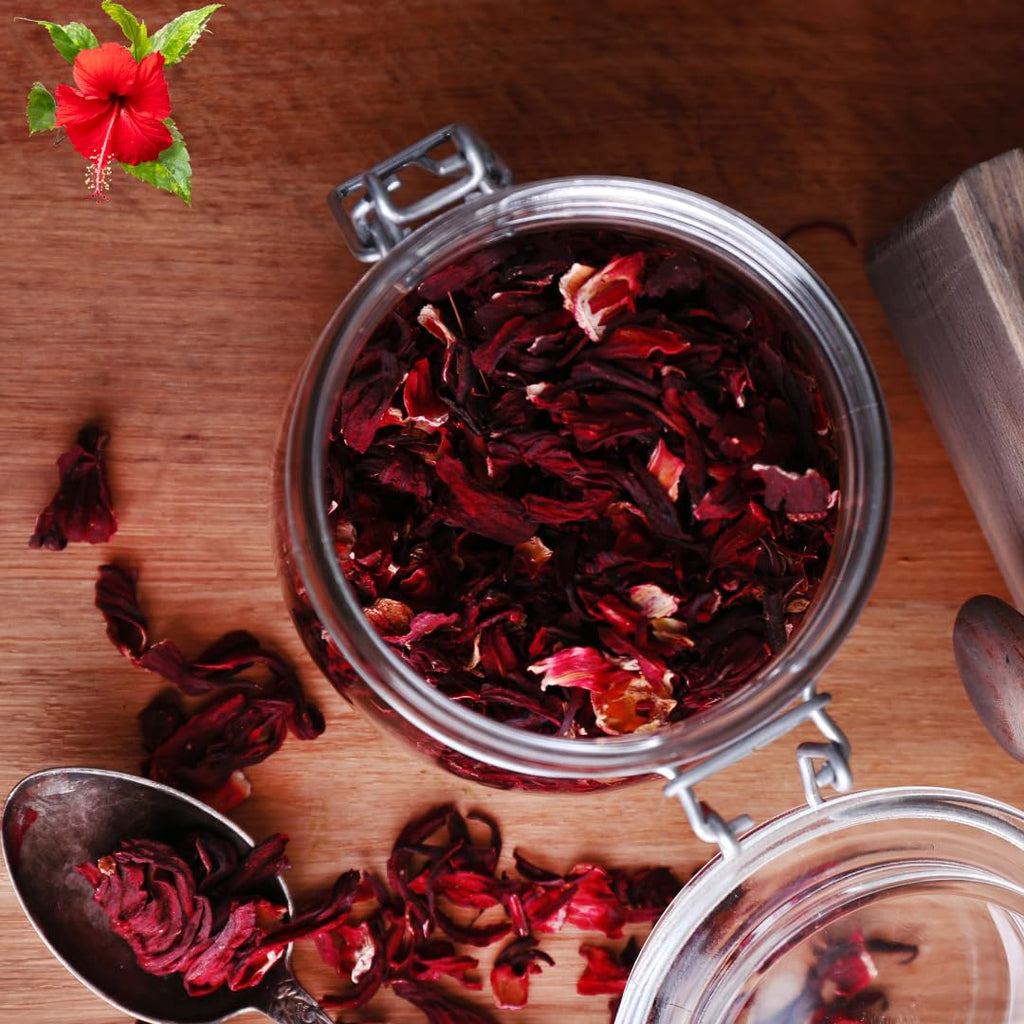natural hibiscus herbal detox tea