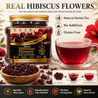 natural hibiscus herbal infusion