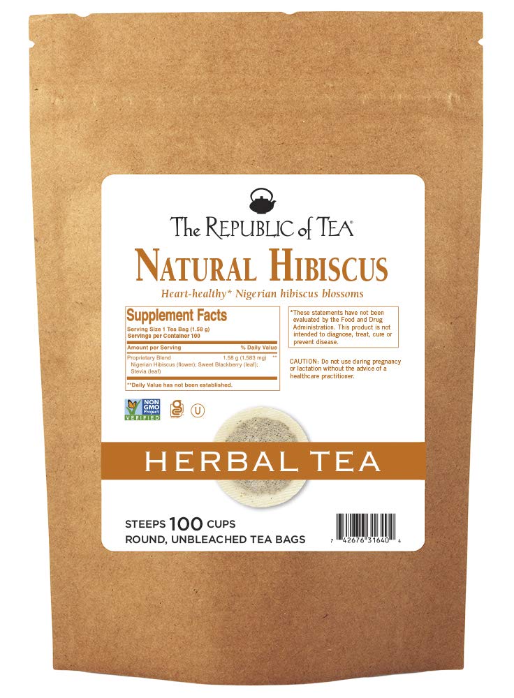 natural hibiscus herbal tea bags