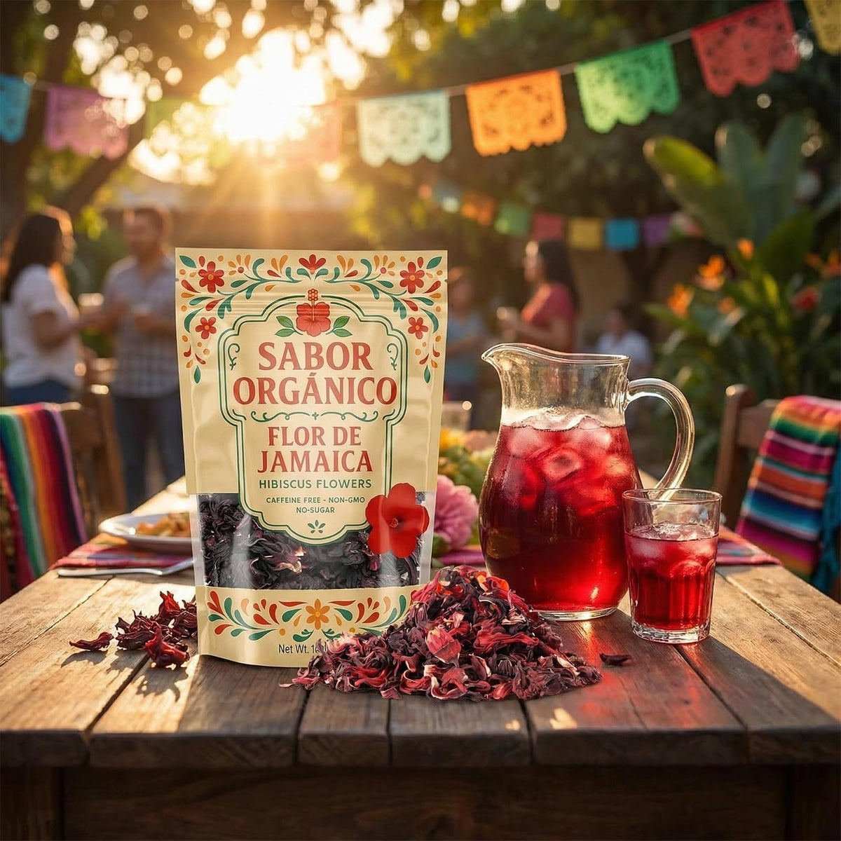 natural hibiscus infusion for wellness