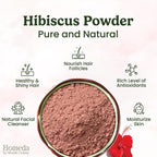 natural hibiscus powder for healthy hair