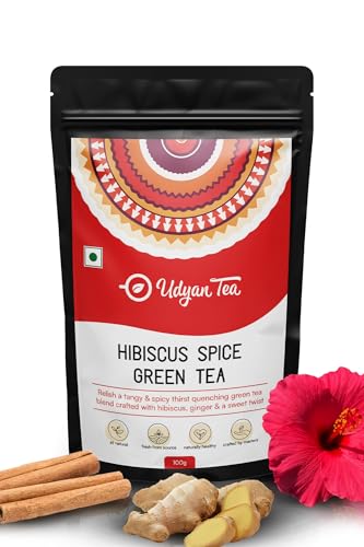 natural hibiscus spice green tea blend
