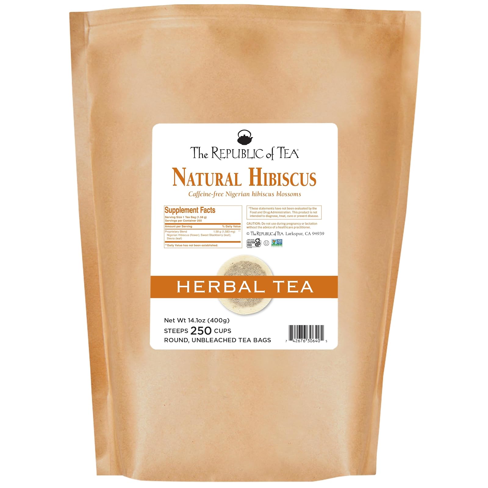 natural hibiscus tea bags
