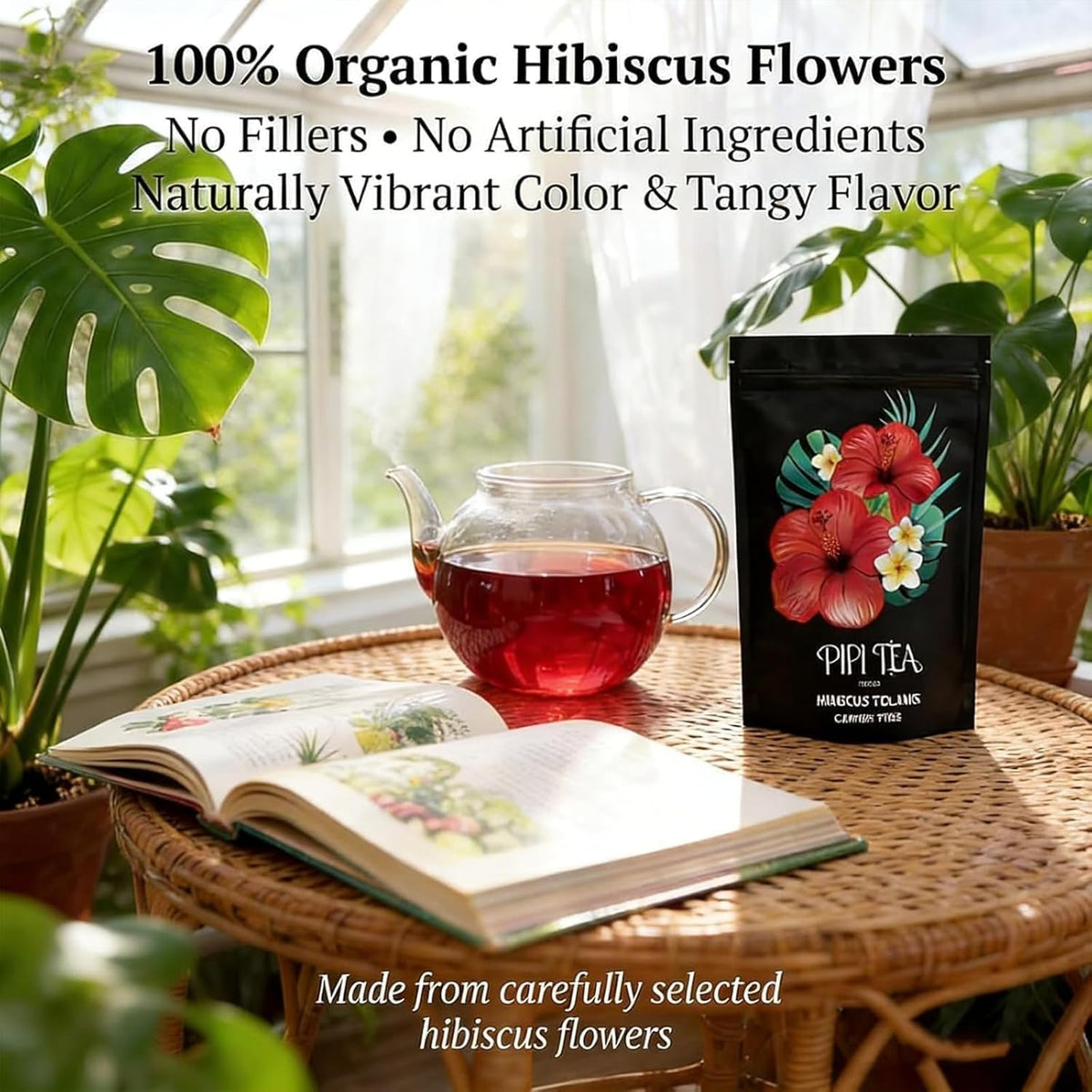 natural hibiscus tea for hydration