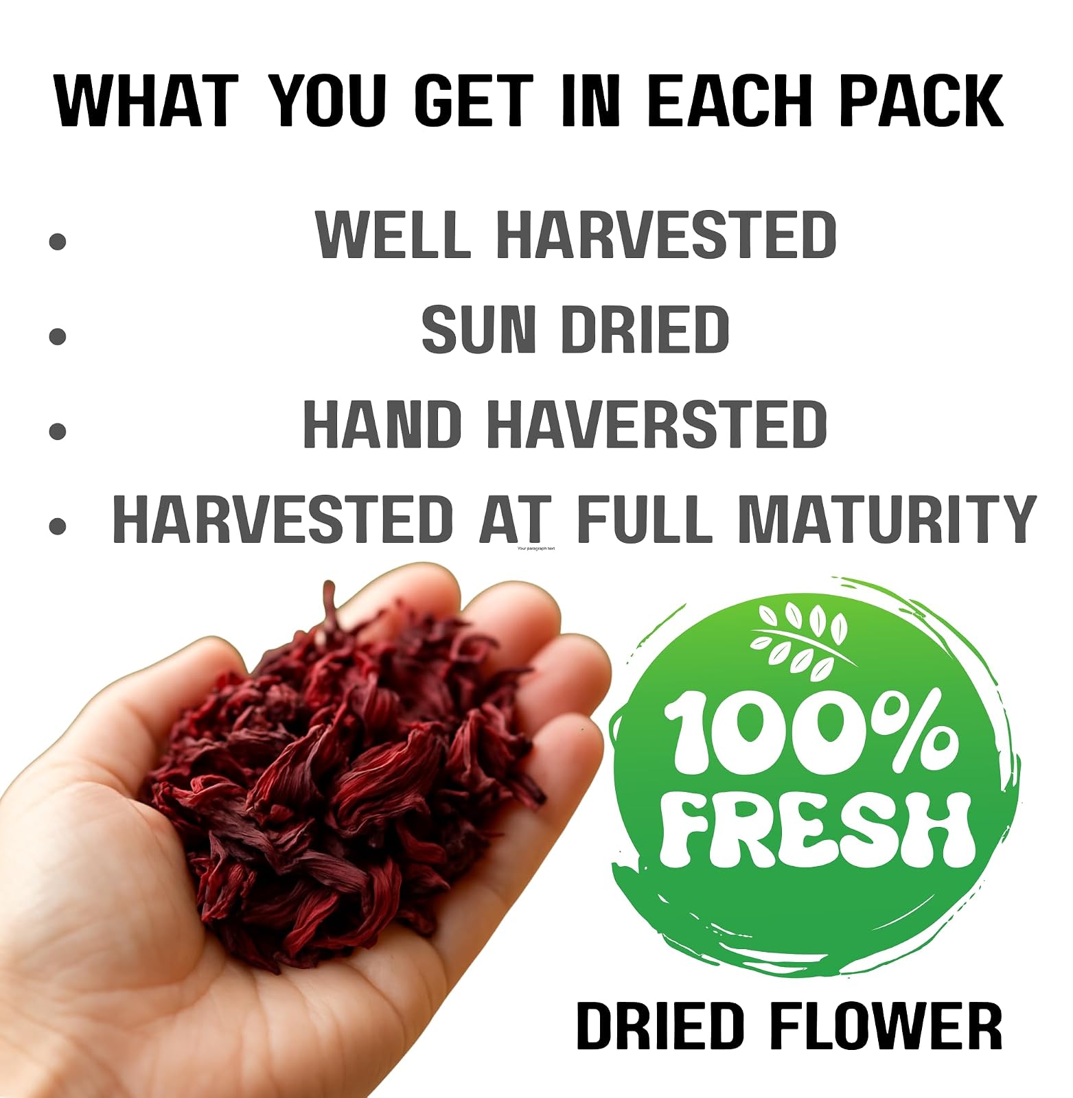 natural hibiscus tea for refreshing drinks