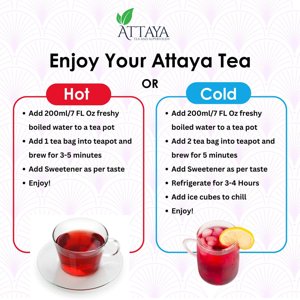 Natural hibiscus tea for wellness