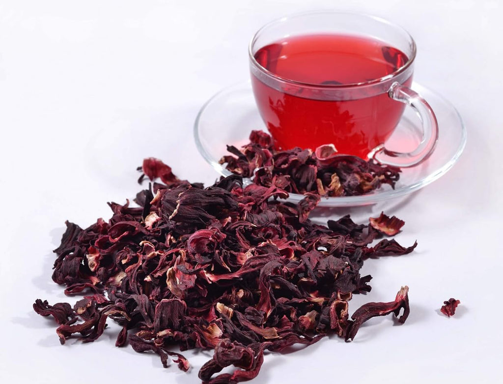 Natural hibiscus tea for wellness