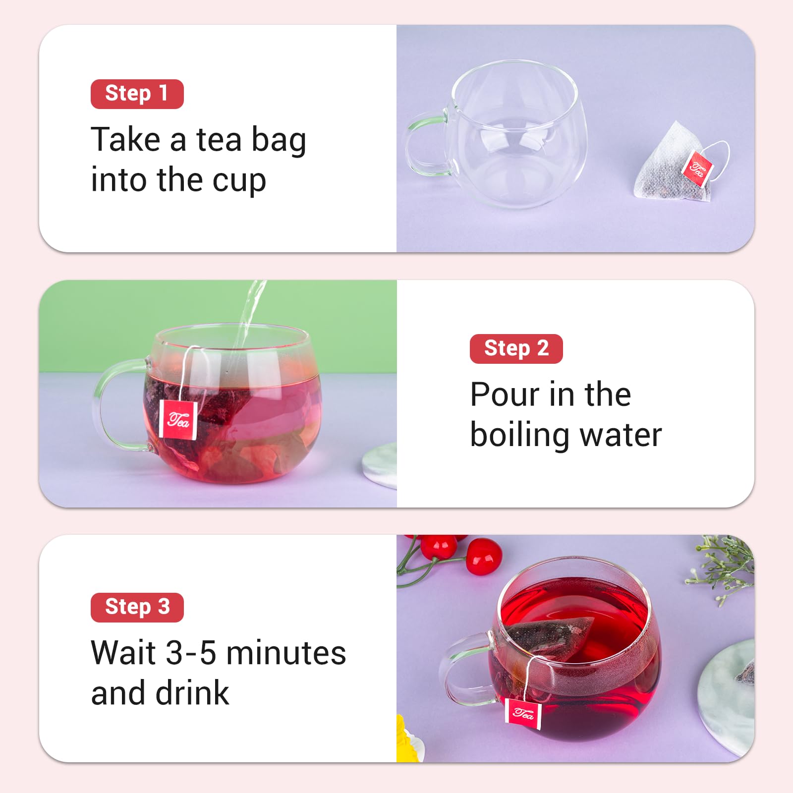 Natural hibiscus tea for wellness