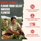 Natural hibiscus tea for wellness
