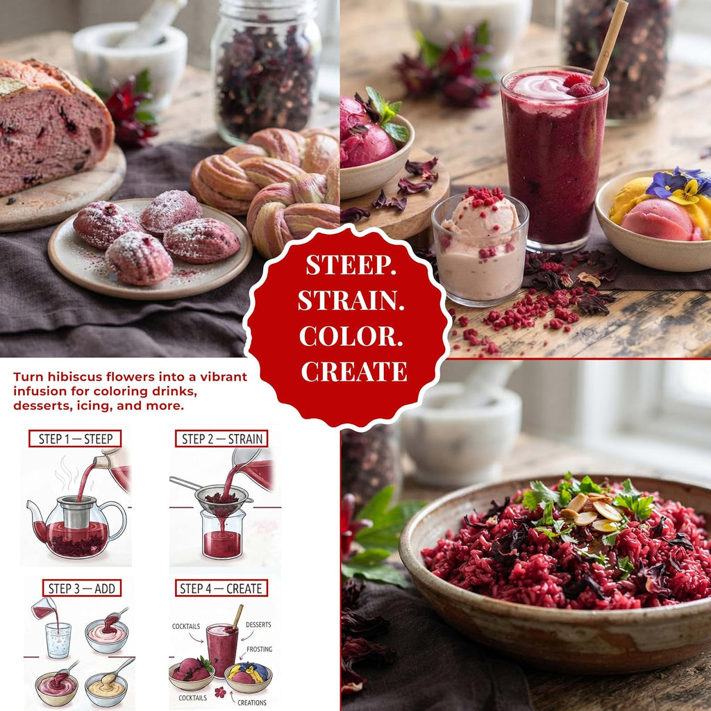 Natural hibiscus tea ingredients
