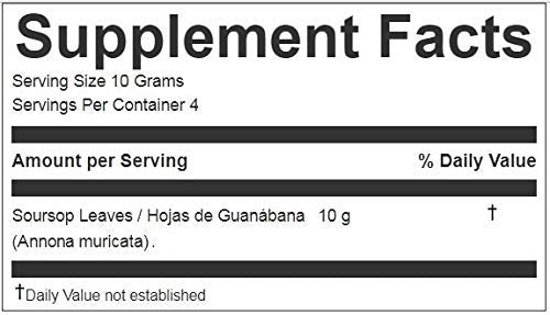 natural Hojas De Guanabana infusion