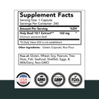natural Holy Basil supplement for wellness