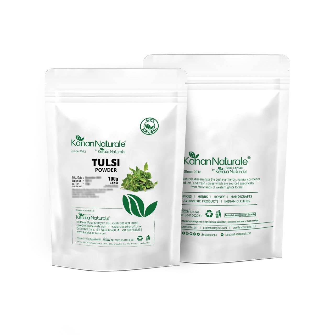 natural holy basil supplement powder