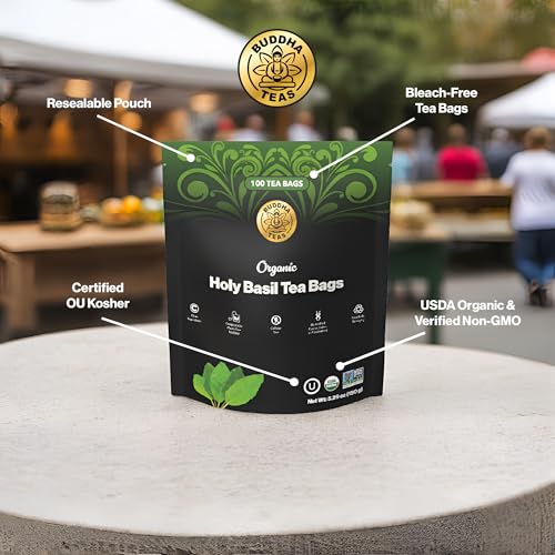 natural holy basil tea bags