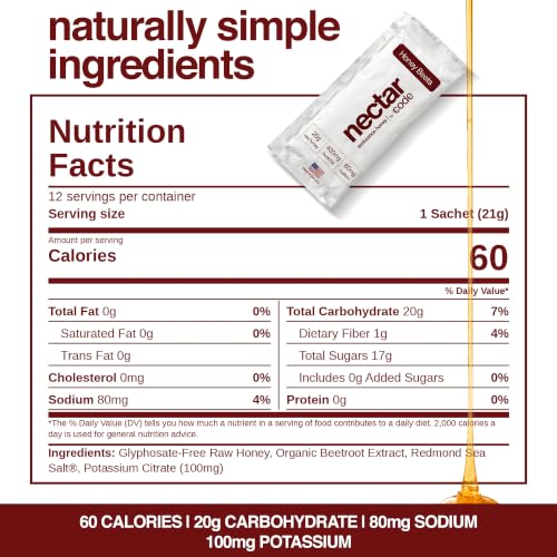 natural honey energy boost gel