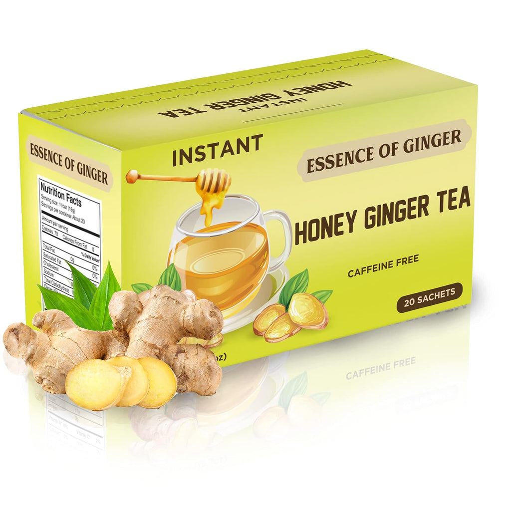 natural honey ginger herbal tea