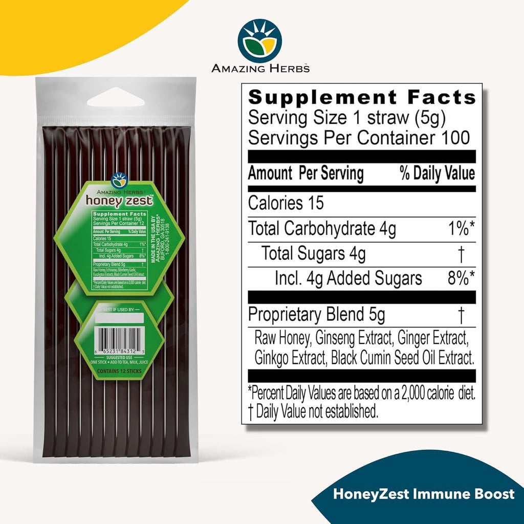 Natural honey sticks for kids