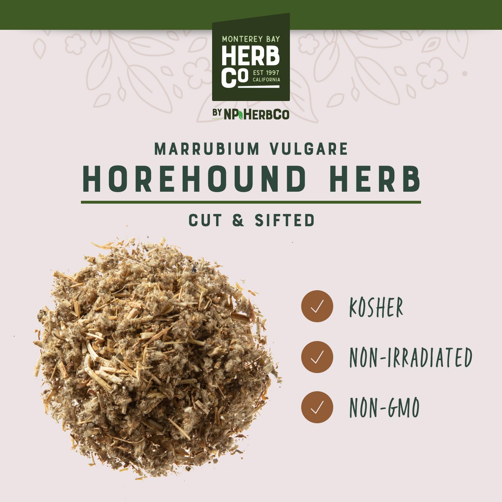 Natural horehound tea benefits