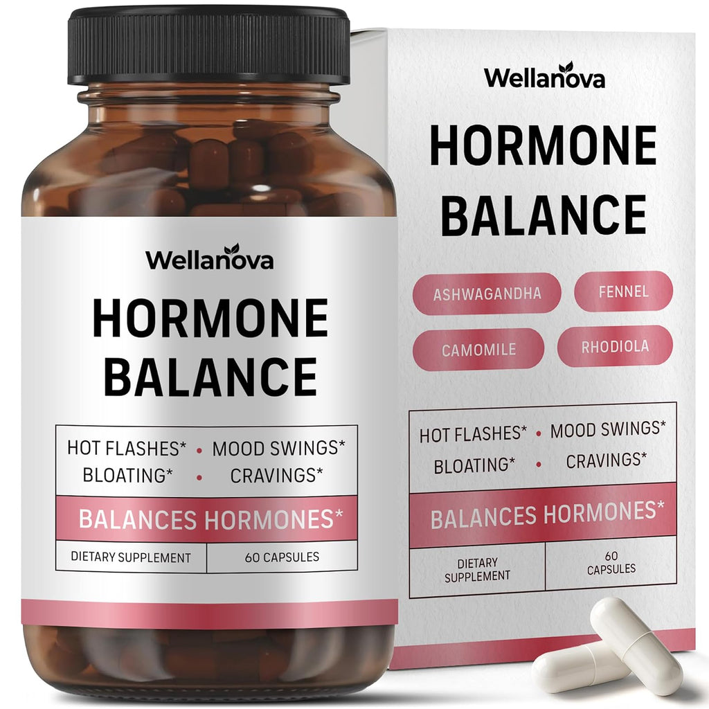 natural hormonal balance support capsules