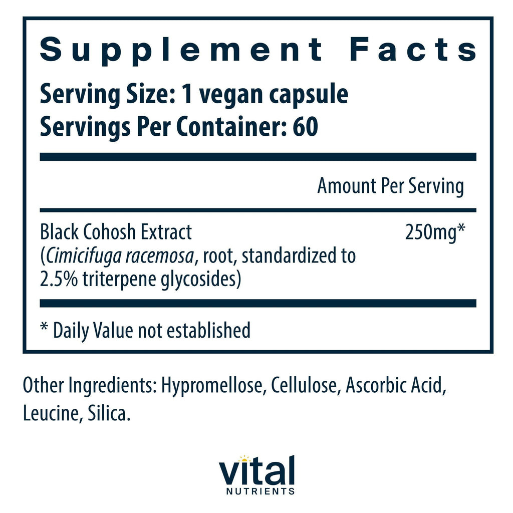 natural hormonal balance with black cohosh