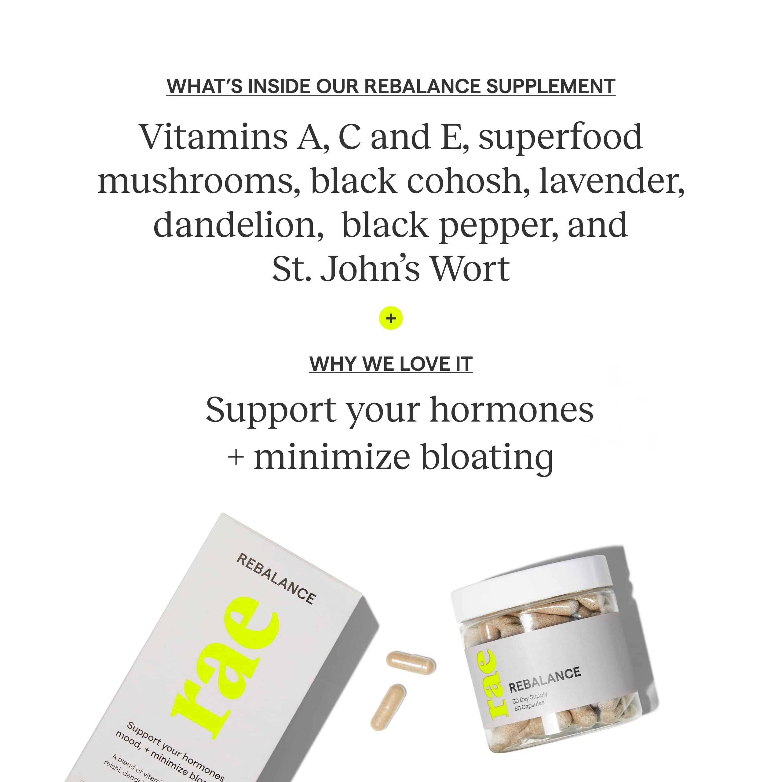 Natural hormone balance for women