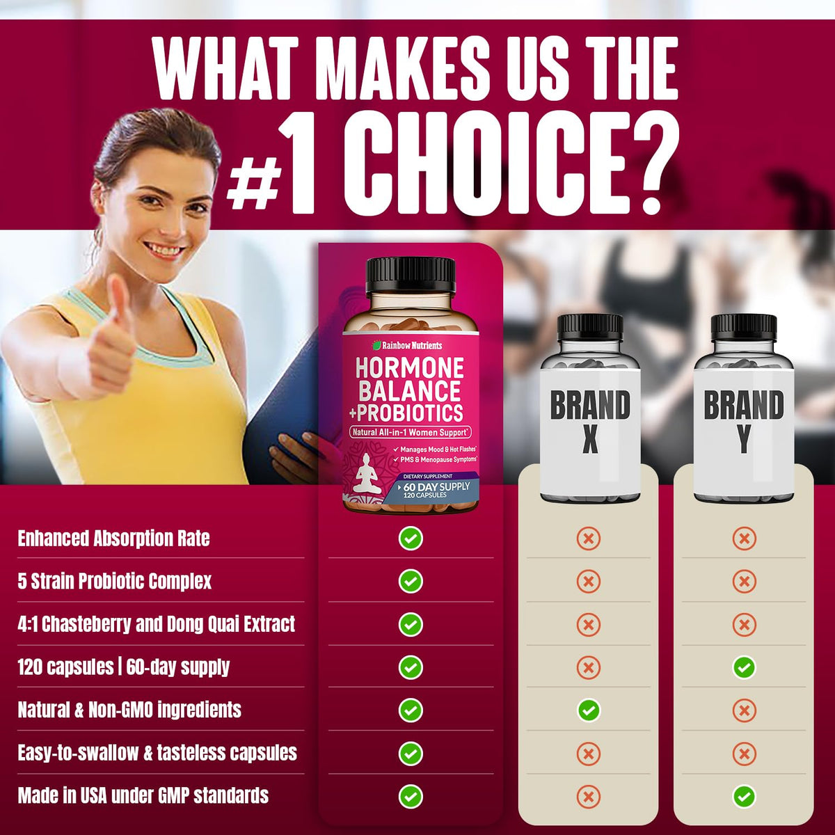 natural hormone balance support capsules