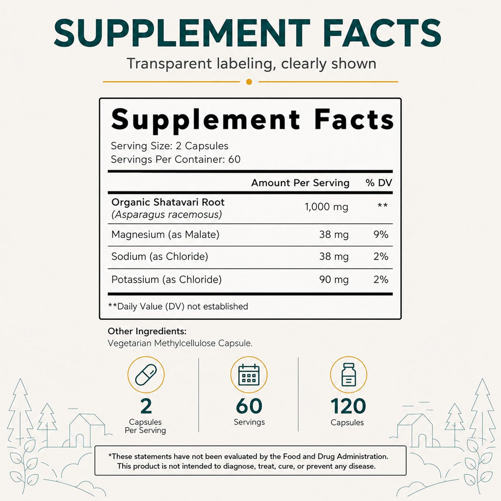 Natural hormone balance support Shatavari
