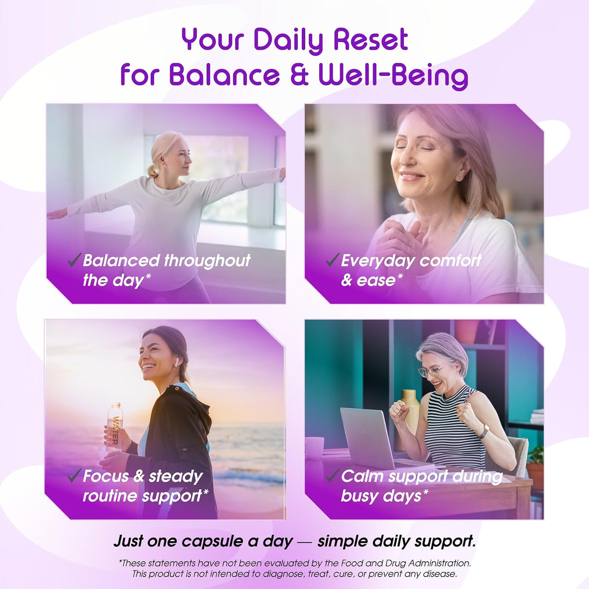 Natural hormone balance support