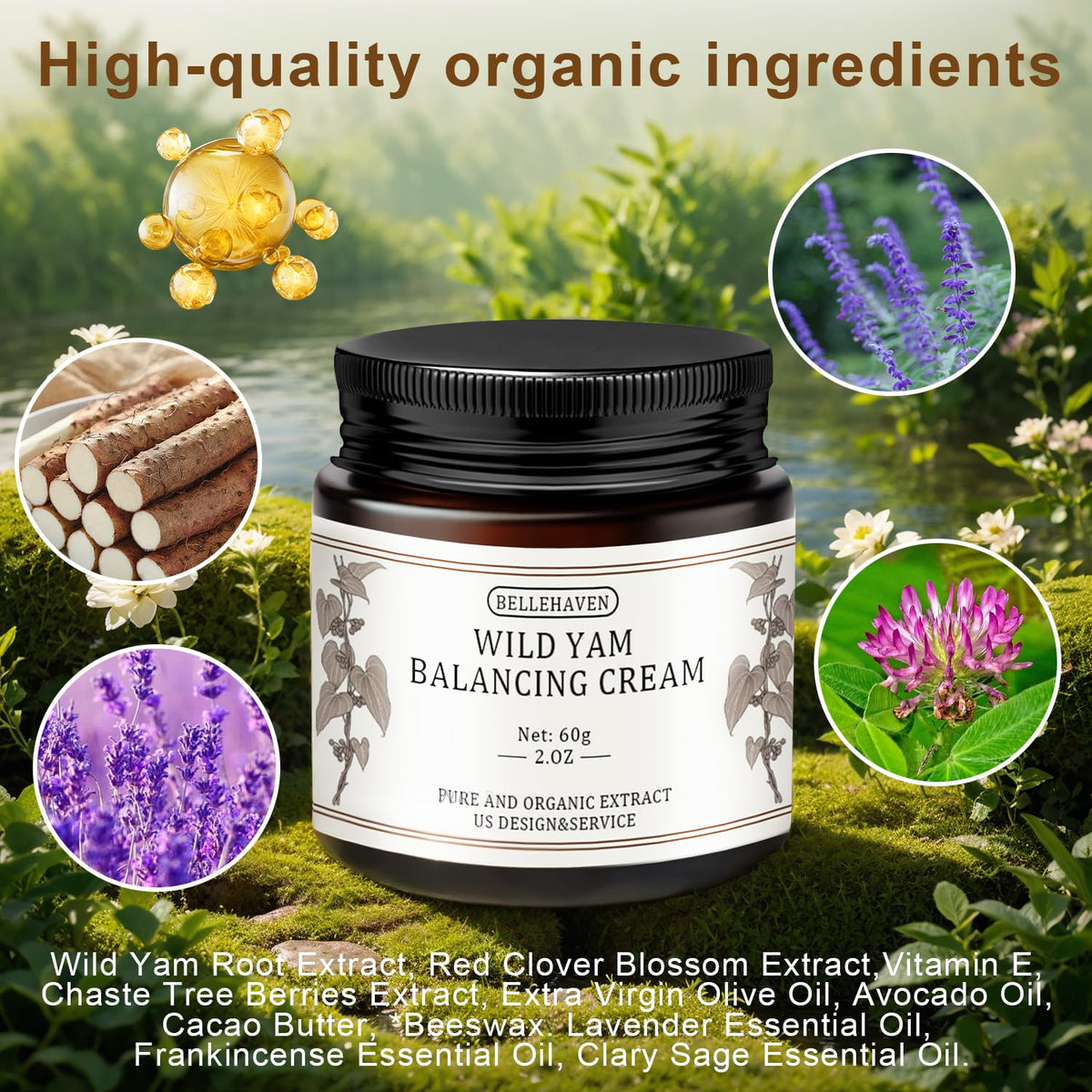 Natural hormone balance with Wild Yam Cream
