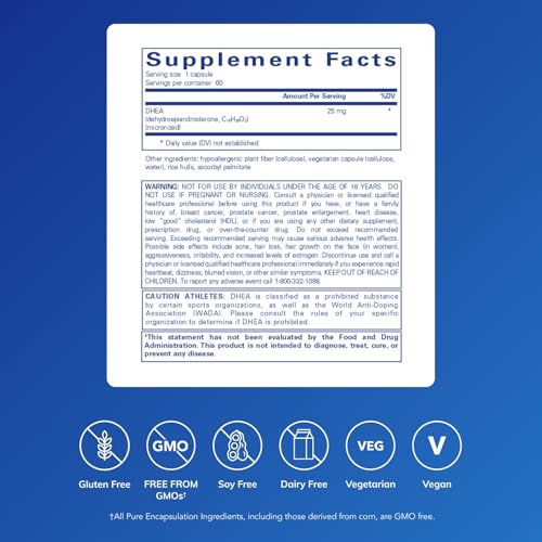 natural hormone support DHEA capsules