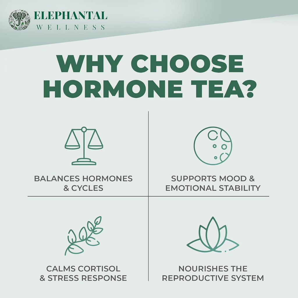 natural hormone support tea blend