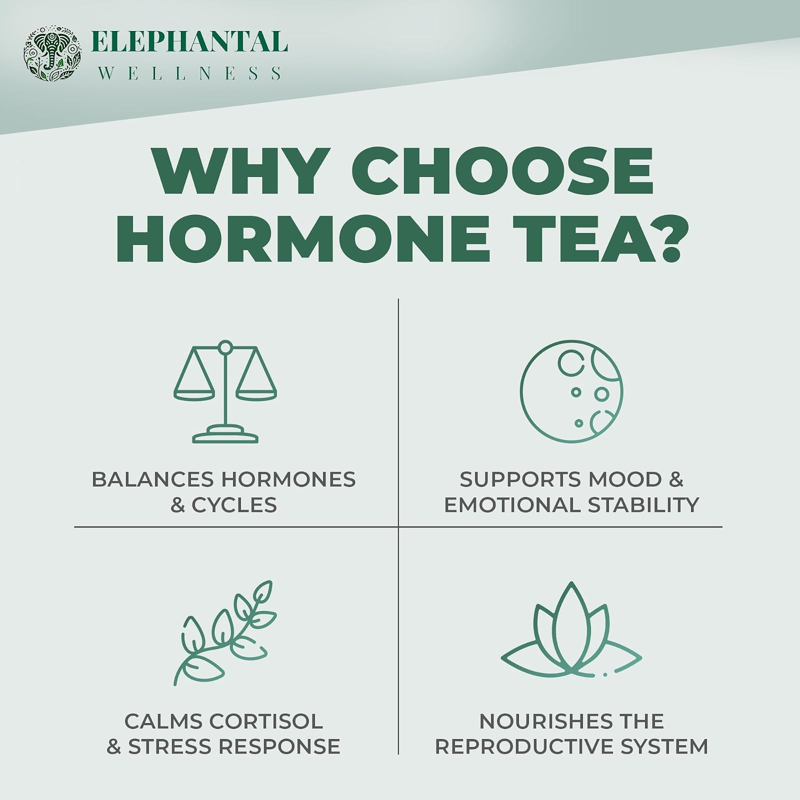 natural hormone support tea blend