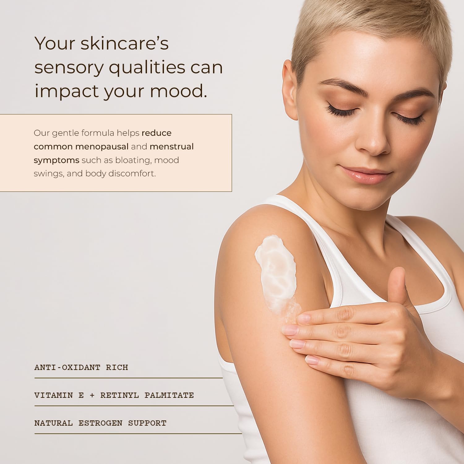 Natural hormone support with Aniise cream
